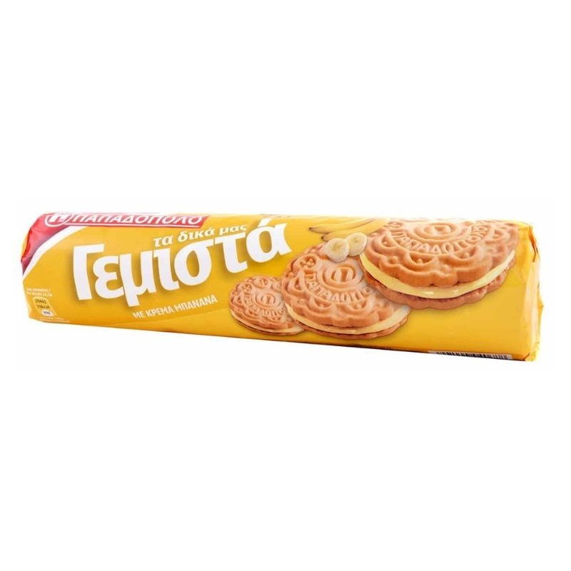 Gemista vanilla filled biscuits 200gr Papadopoulou - Agora Greek Delicacies