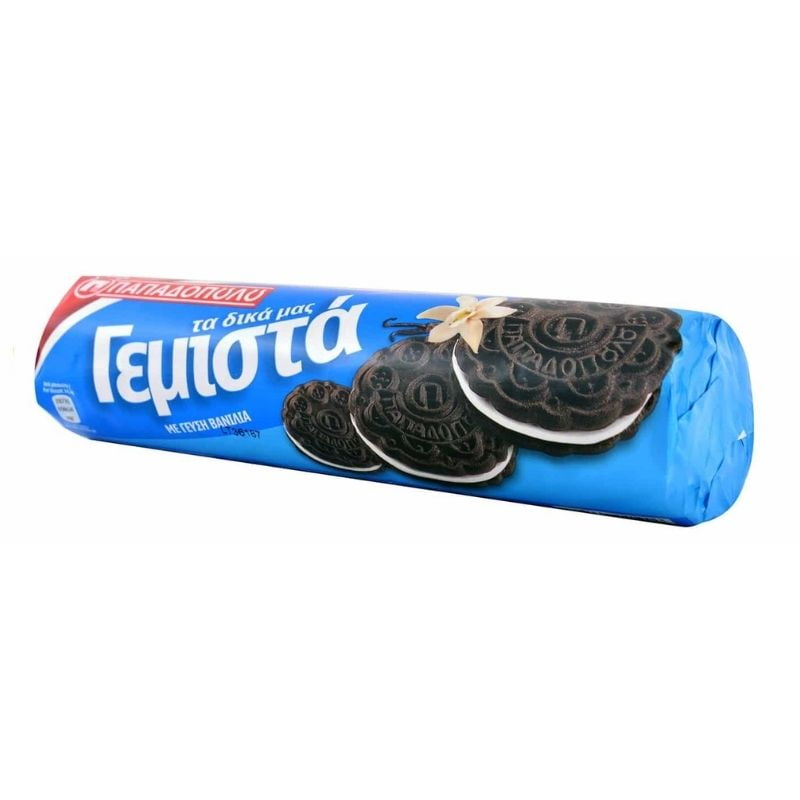 Gemista vanilla filled biscuits 200gr Papadopoulou - Agora Greek Delicacies
