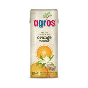 Agros Orange Nectar Fruit Juice 250ml | Agora Greek Delicacies