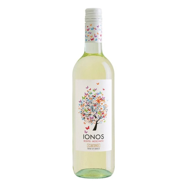 Ionos White Wine 750ml Cavino | Agora Greek Delicacies